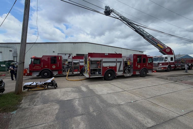 Kenner Fire Crews Battle Danville Street Commercial Blaze