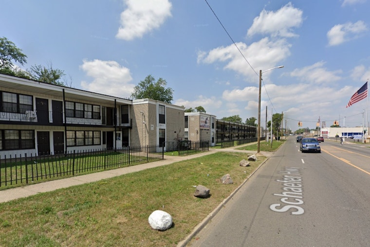Red-Light SUV Rips Into Detroit West Side Apartment
