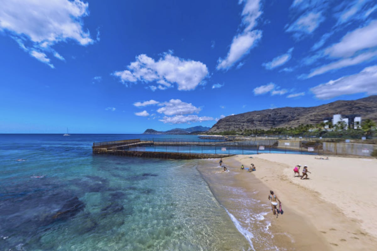 Shark Alert At Kahe Point Near Electric Beach
