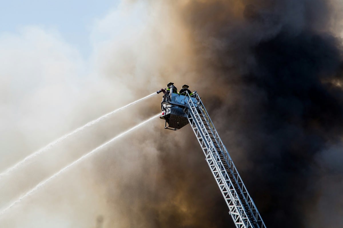 Warehouse Fire Shuts North Marine Boulevard in Jacksonville