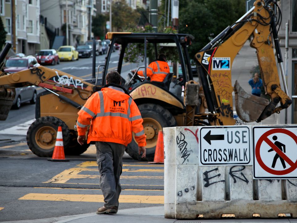 Prepare For Water Main Construction On McAllister, Grove And Fulton