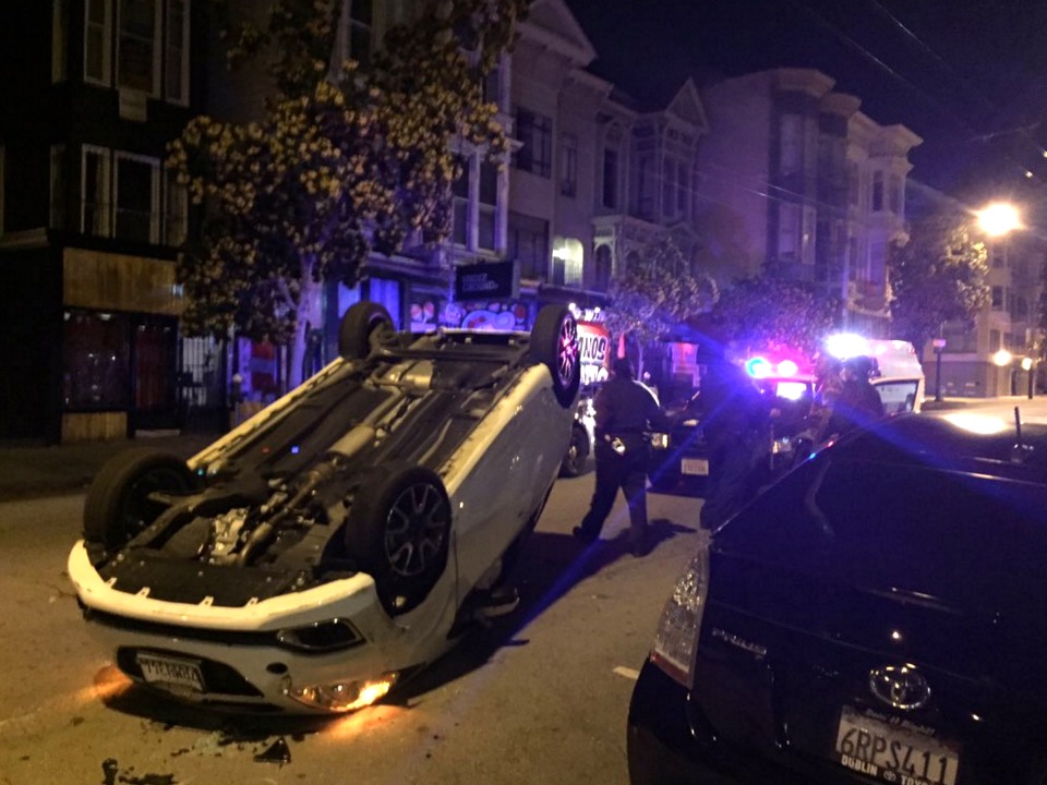 Overnight Car Acrobatics Reported On Haight Street