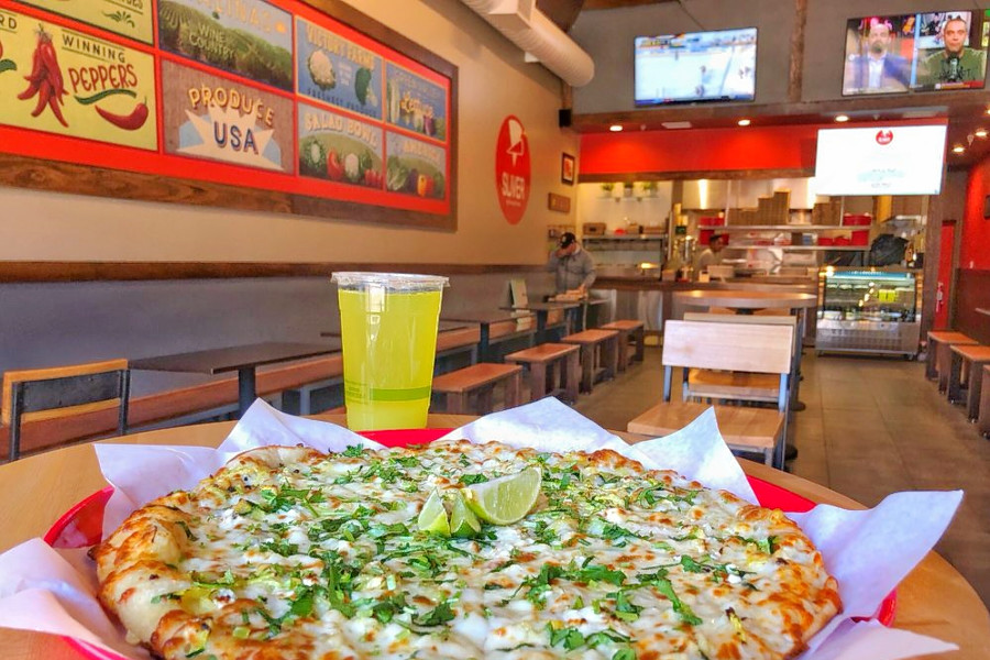 Score a vegetarian slice at Downtown's new Sliver Pizzeria