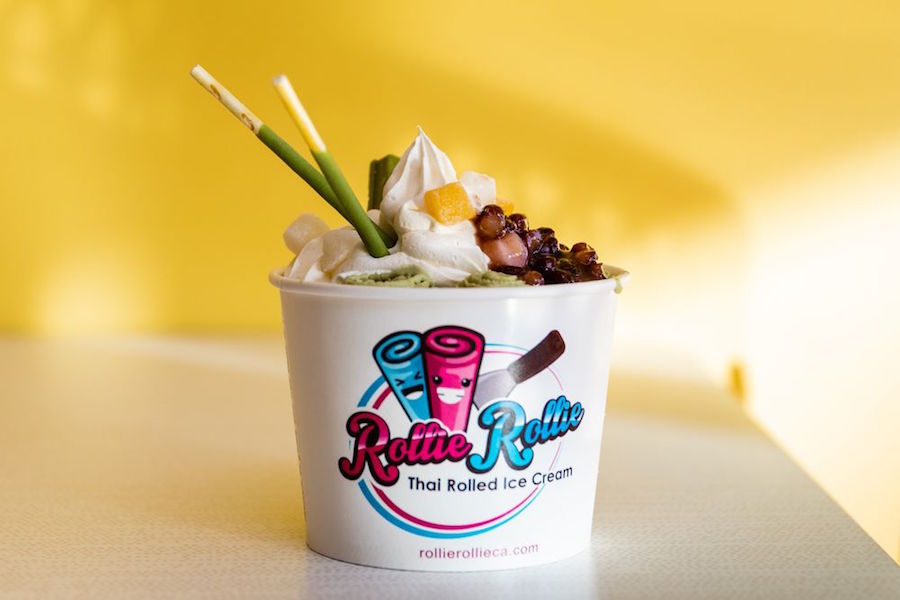 Rollie Rollie makes Clovis debut, with Thai-style rolled ice cream and
