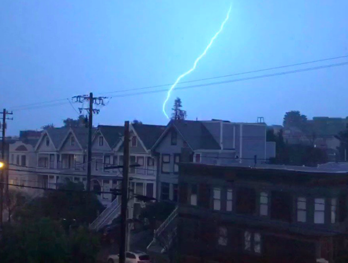 Weather Report: Rare Thunderstorm Strikes, More Rain Ahead
