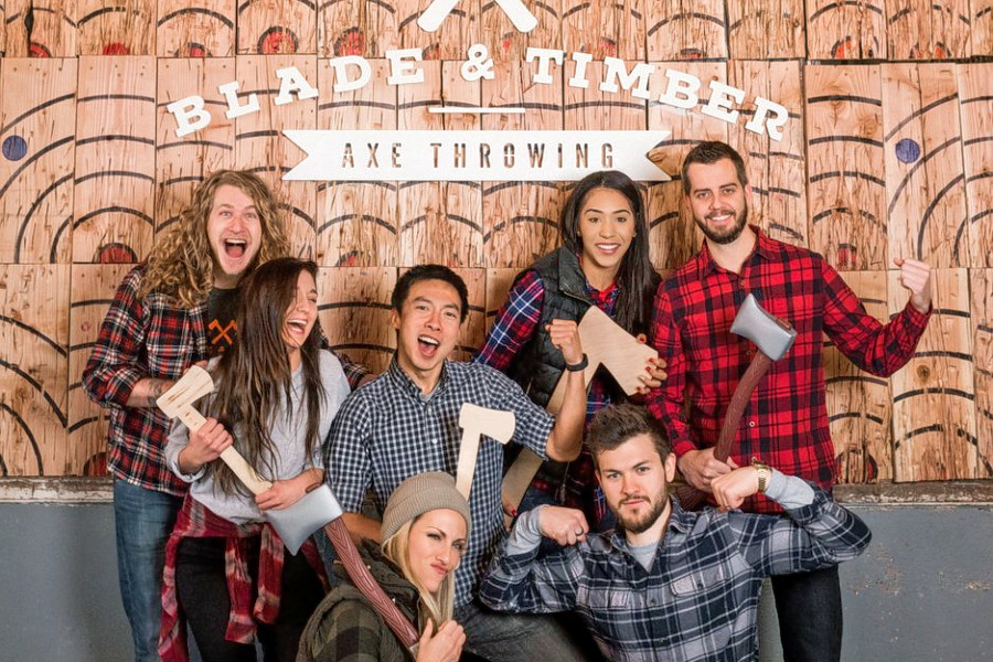 New axe throwing spot Blade & Timber now open on Broadway