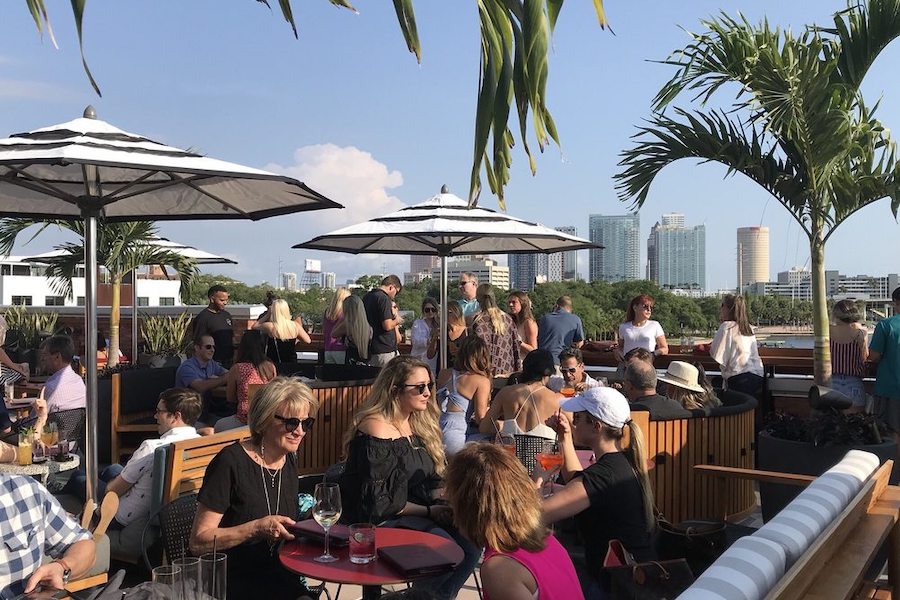 New rooftop bar M. Bird offers views and tropical vibes in Tampa