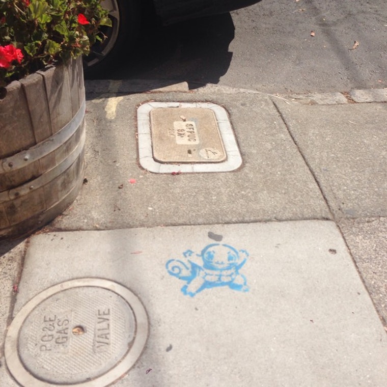 Pokemon street art is becoming a thing in San Francisco
