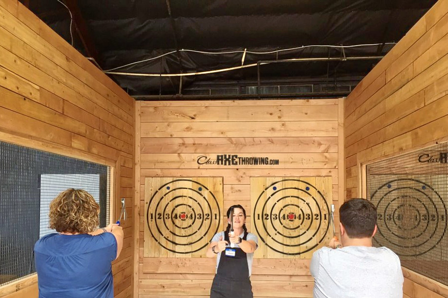 New axe throwing spot Class Axe Throwing now open in Elyria Swansea