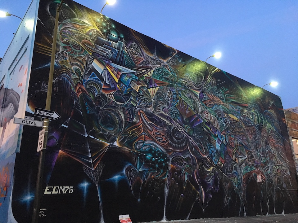 EON75 Unveils New Mural At Mitchell Brothers O'Farrell Theater