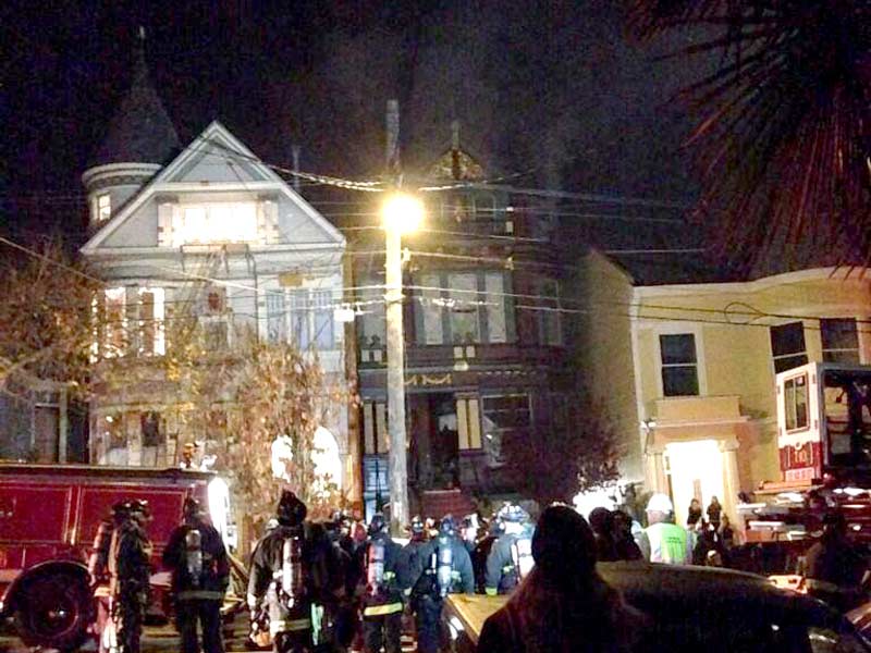 Christmas Night Fire On Baker Street Injures Two