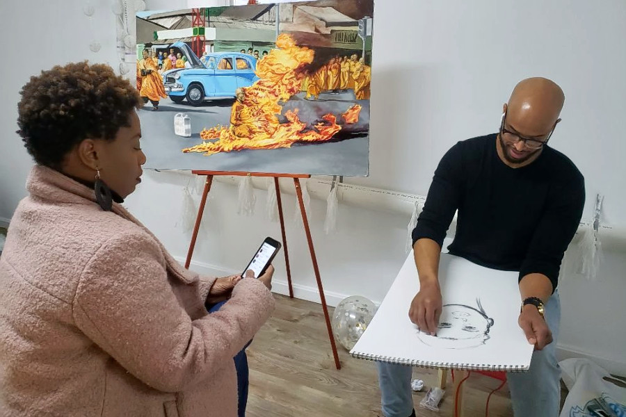 Creative Grounds DC makes Ledroit Park debut, with art classes and