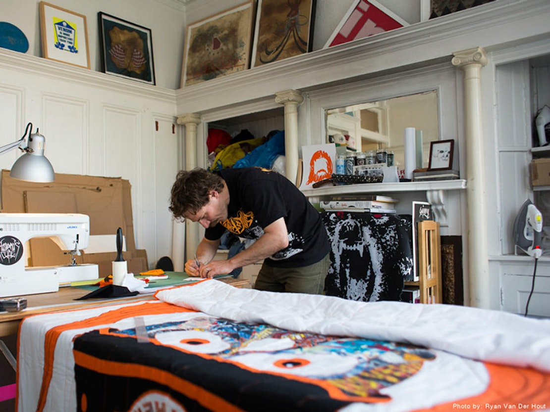 Meet Local Artist And Punk Quilter Ben Venom